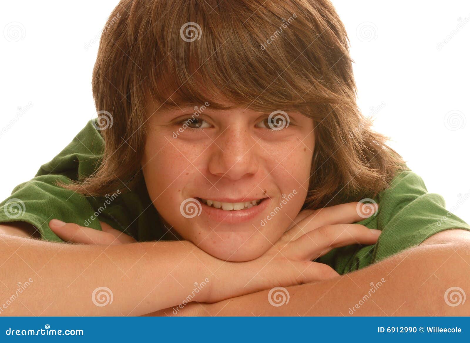 Happy young teen boy stock photo. Image of light, hands - 6912990