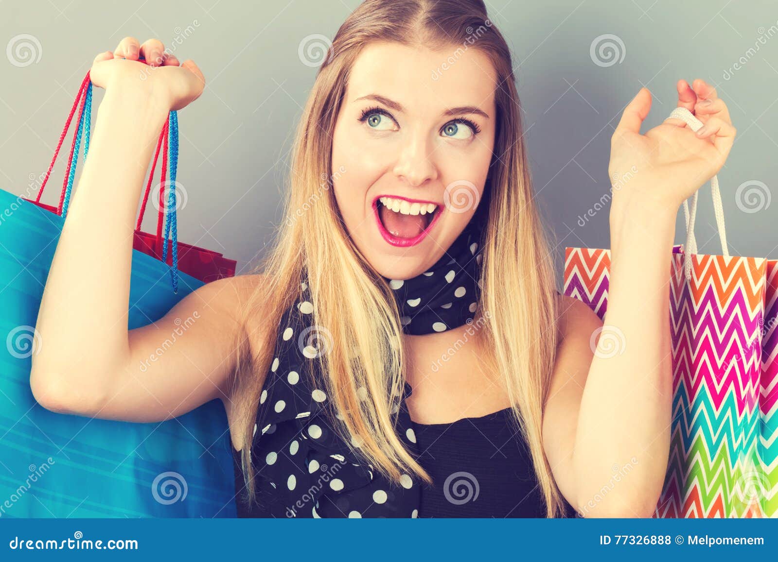 Happy Young Woman Holding Many Shopping Bags Stock Photo - Image of ... Happy Young Woman Holding Many Shopping Bags Stock Photo - Image of ...