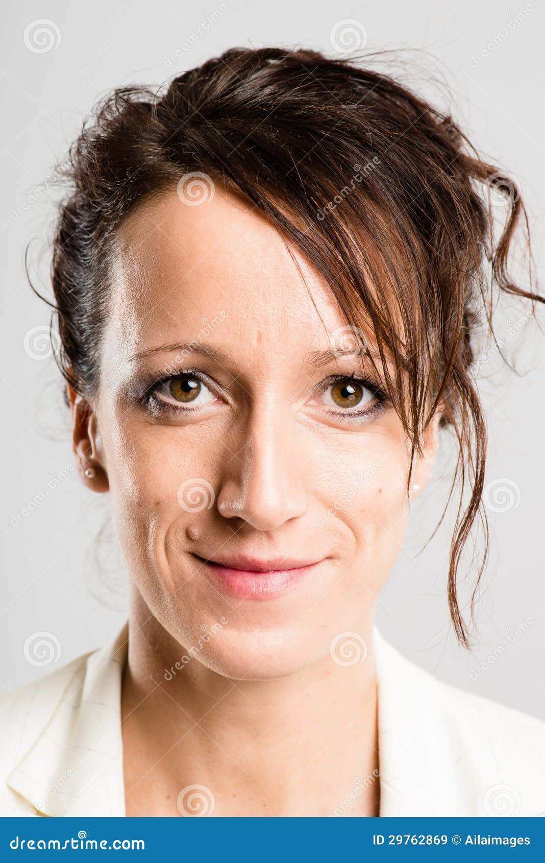 Portrait Real People High Definition Grey Background Stock Image ...