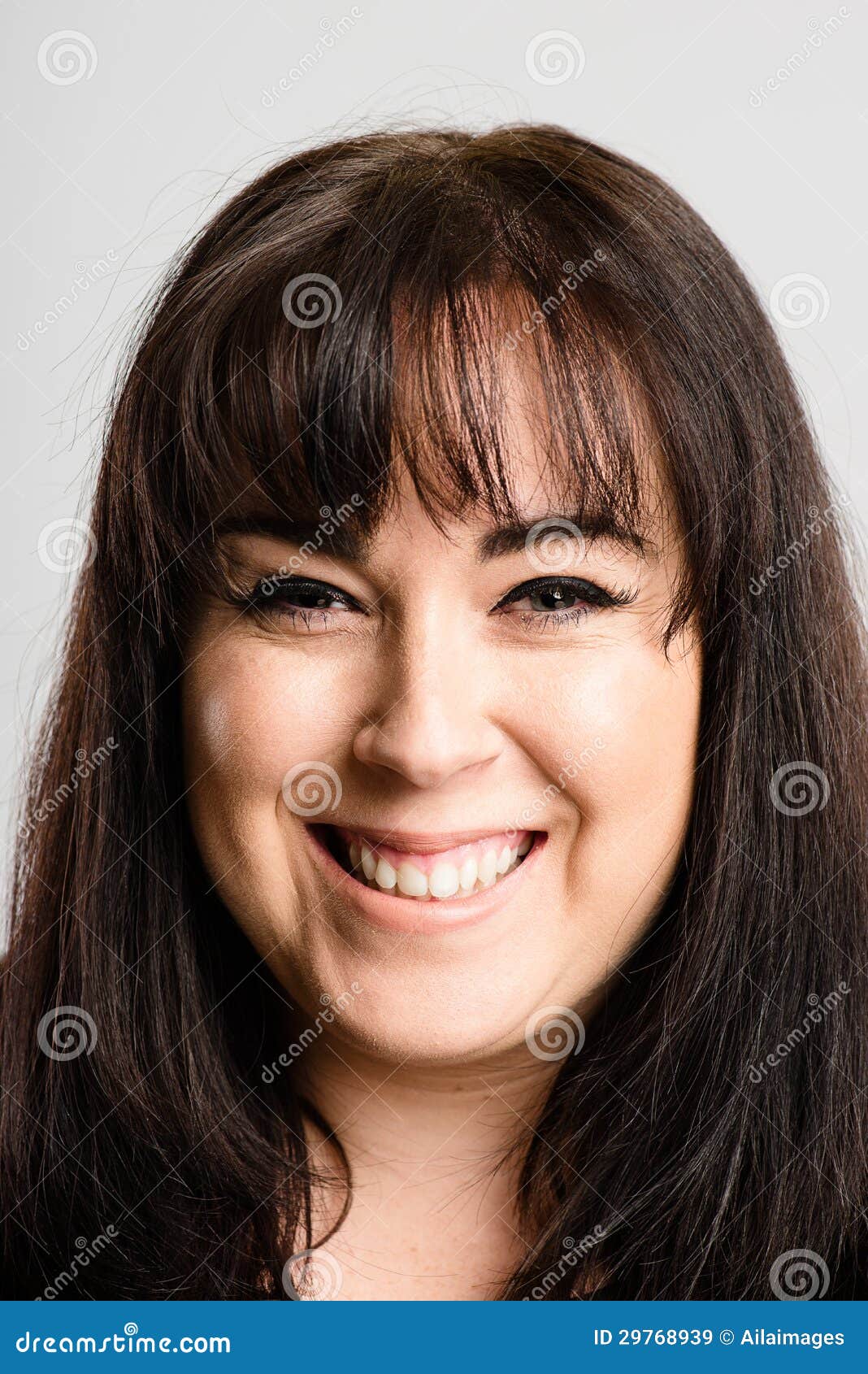 Portrait Real People High Definition Grey Background Stock Image ...