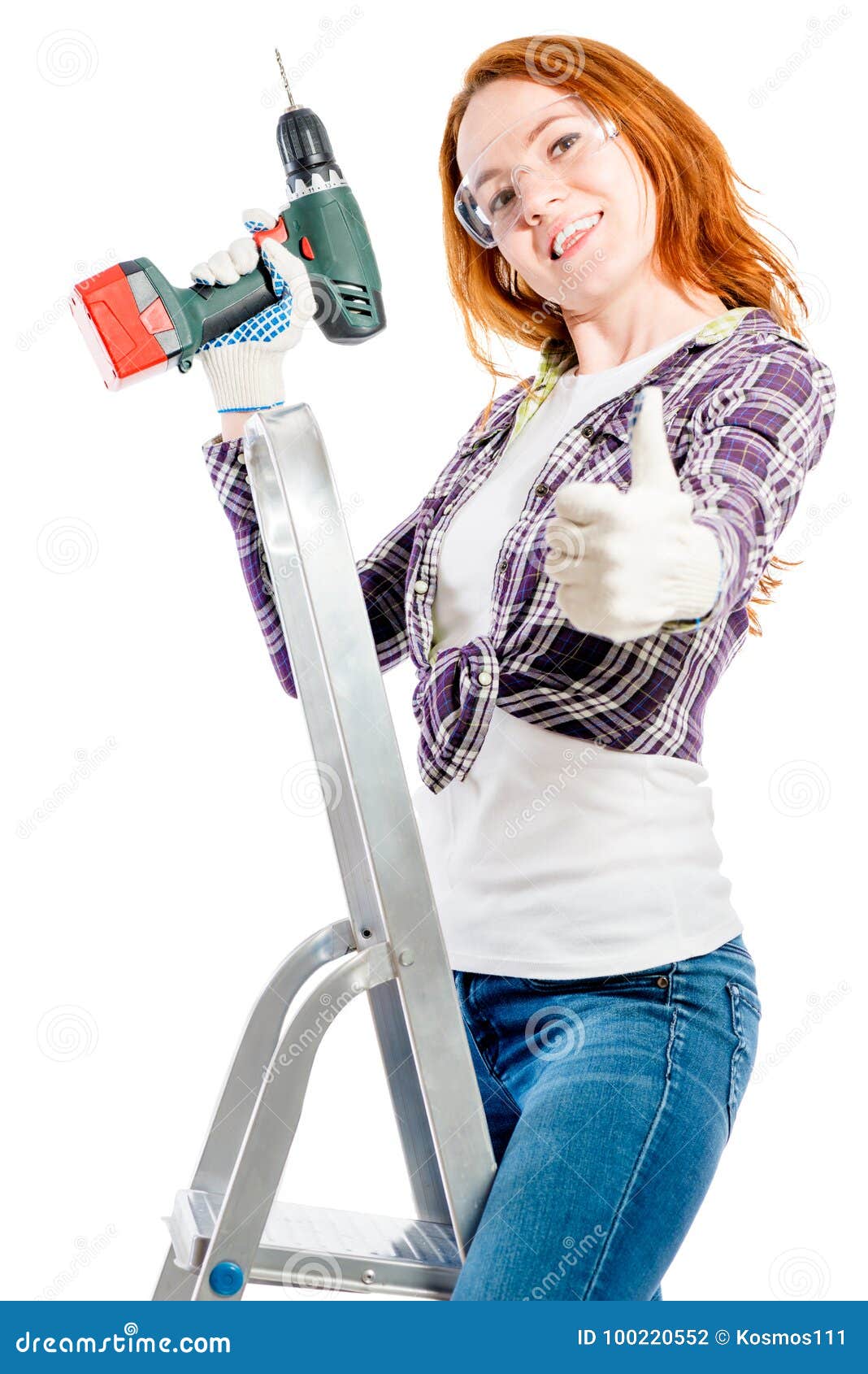 Woman With A Tool As A Mechanic Royalty-Free Stock Image ...