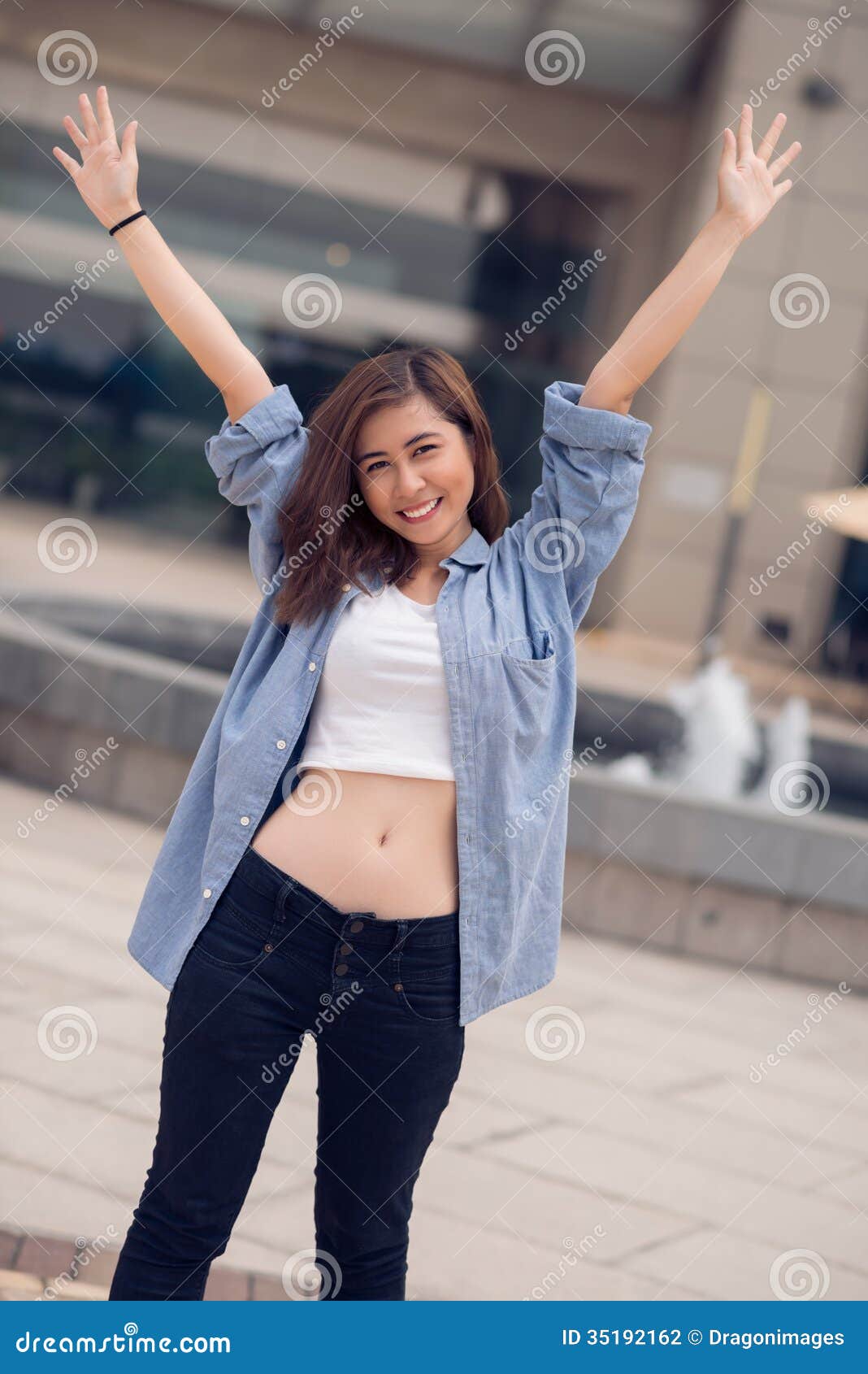 Happy youngster stock photo. Image of smiling, gesturing - 35192162