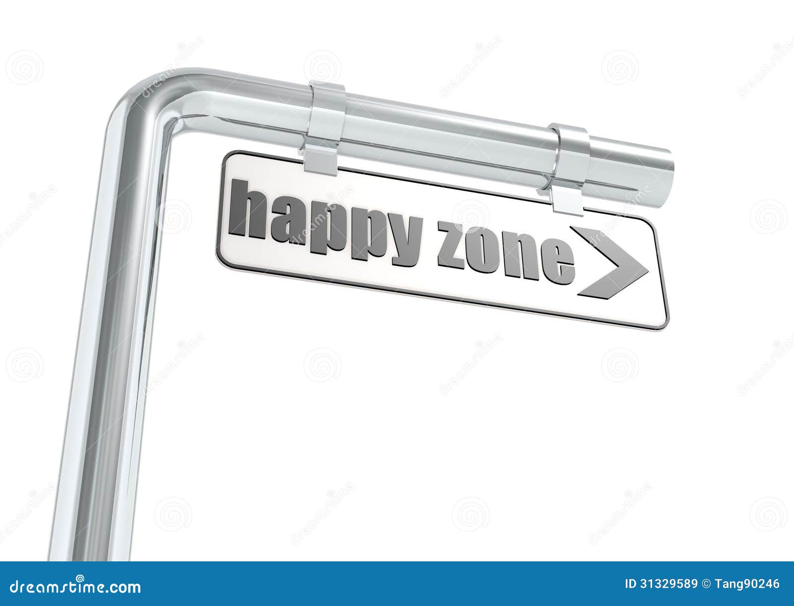 Happy zone street sign stock illustration. Illustration of street ...