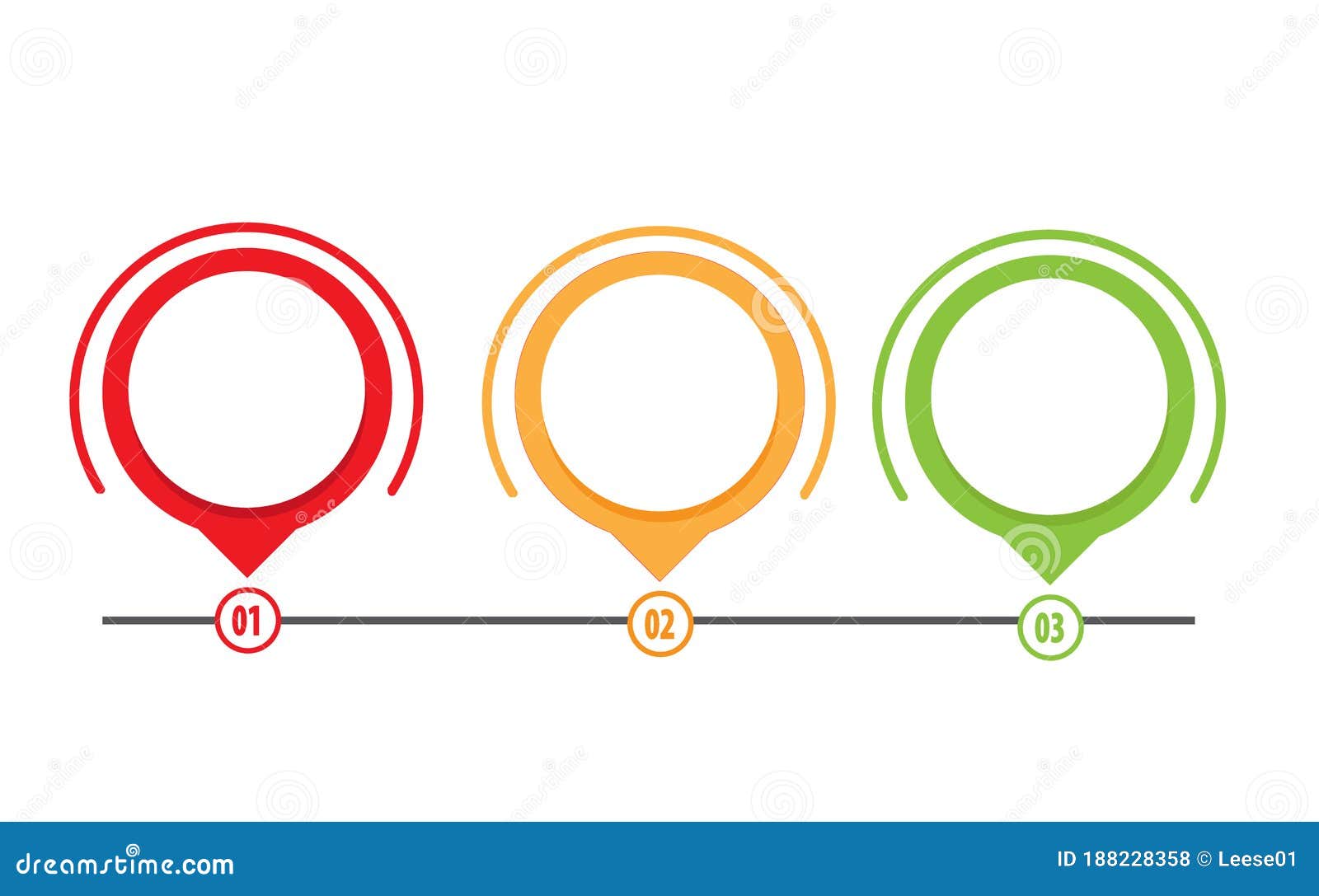 Three Part Cycle Diagram Cartoon Vector | CartoonDealer.com #53987147