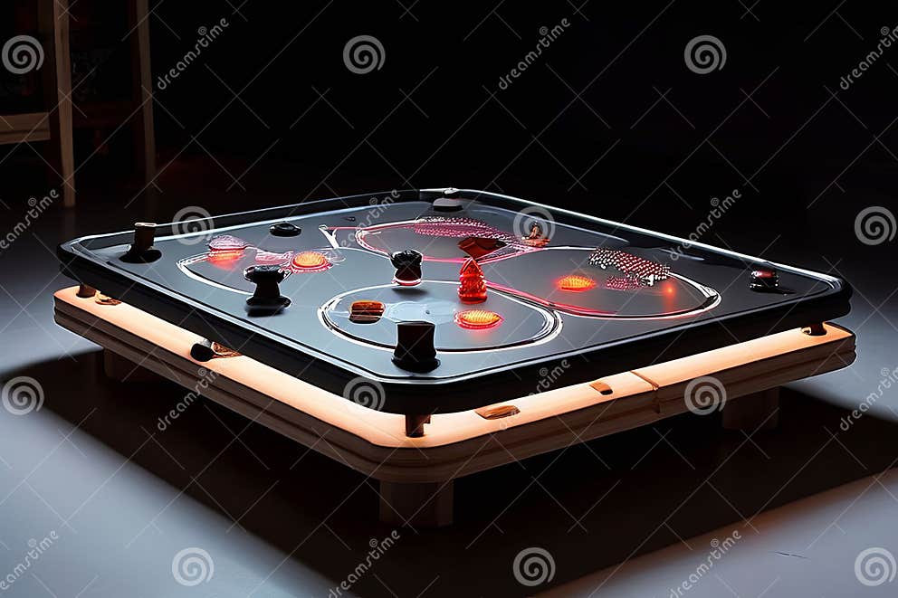 Haptic Feedback Coffee Table a Coffee Table with Haptic Feedback Stock ...