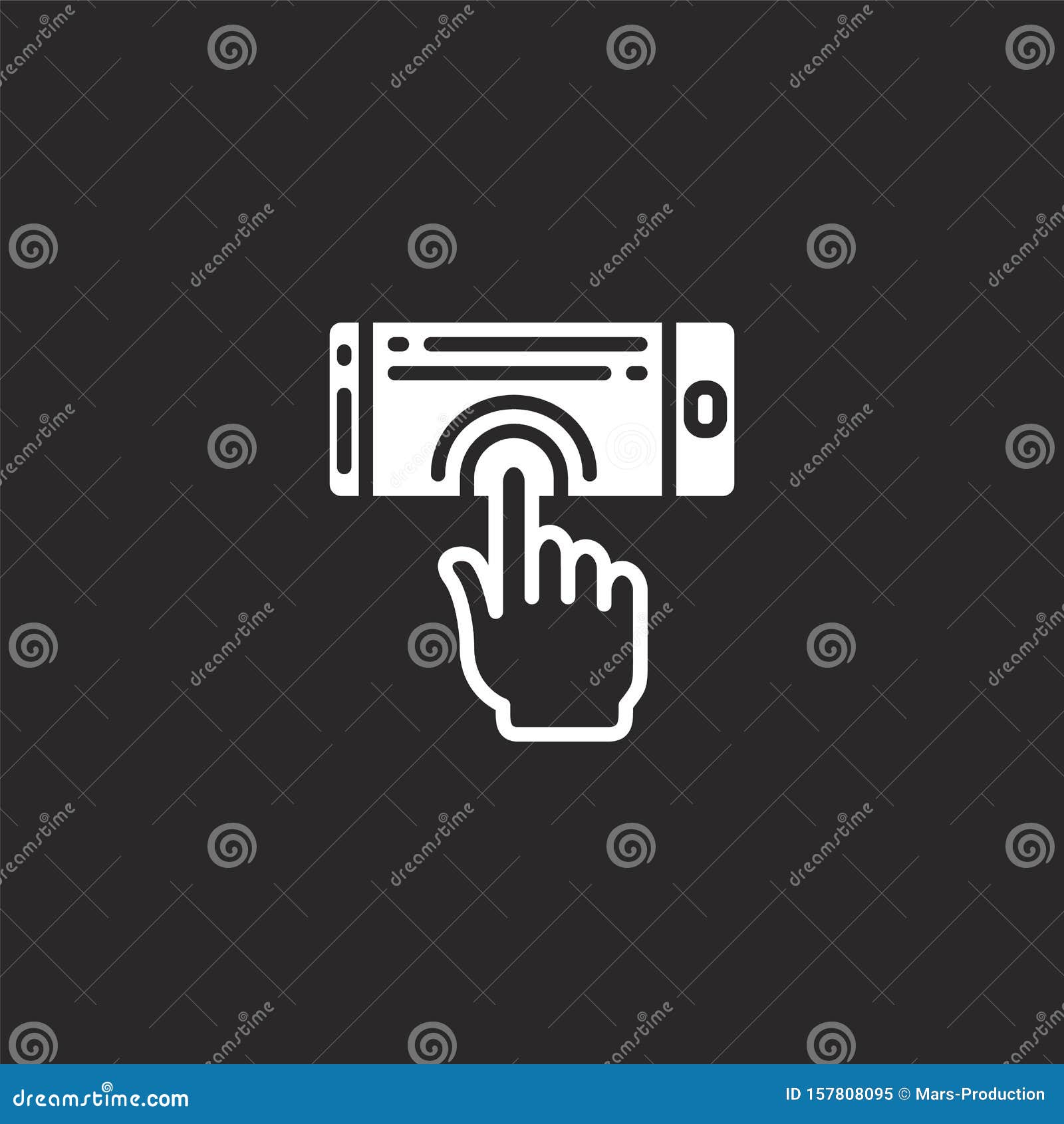 Haptic Icon. Filled Haptic Icon for Website Design and Mobile, App ...