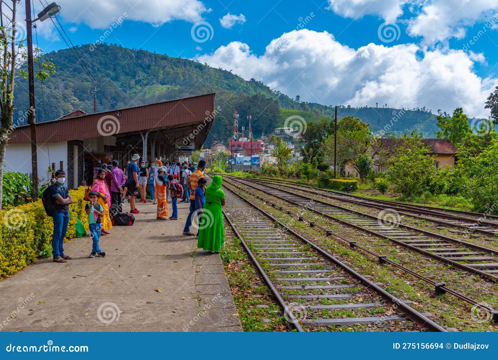 Haputale, Sri Lanka, January 30, 2022: Haputale Train Station at ...
