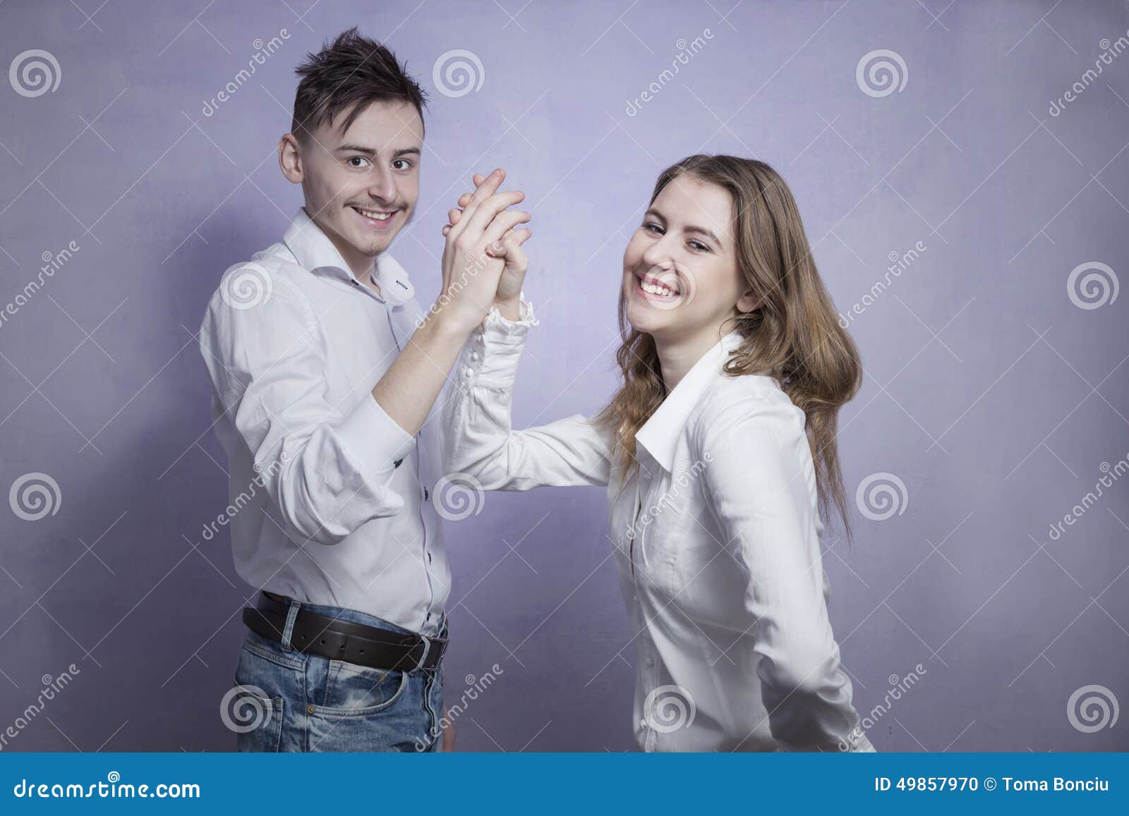 Hapy couple stock photo. Image of people, loving, portrait - 49857970