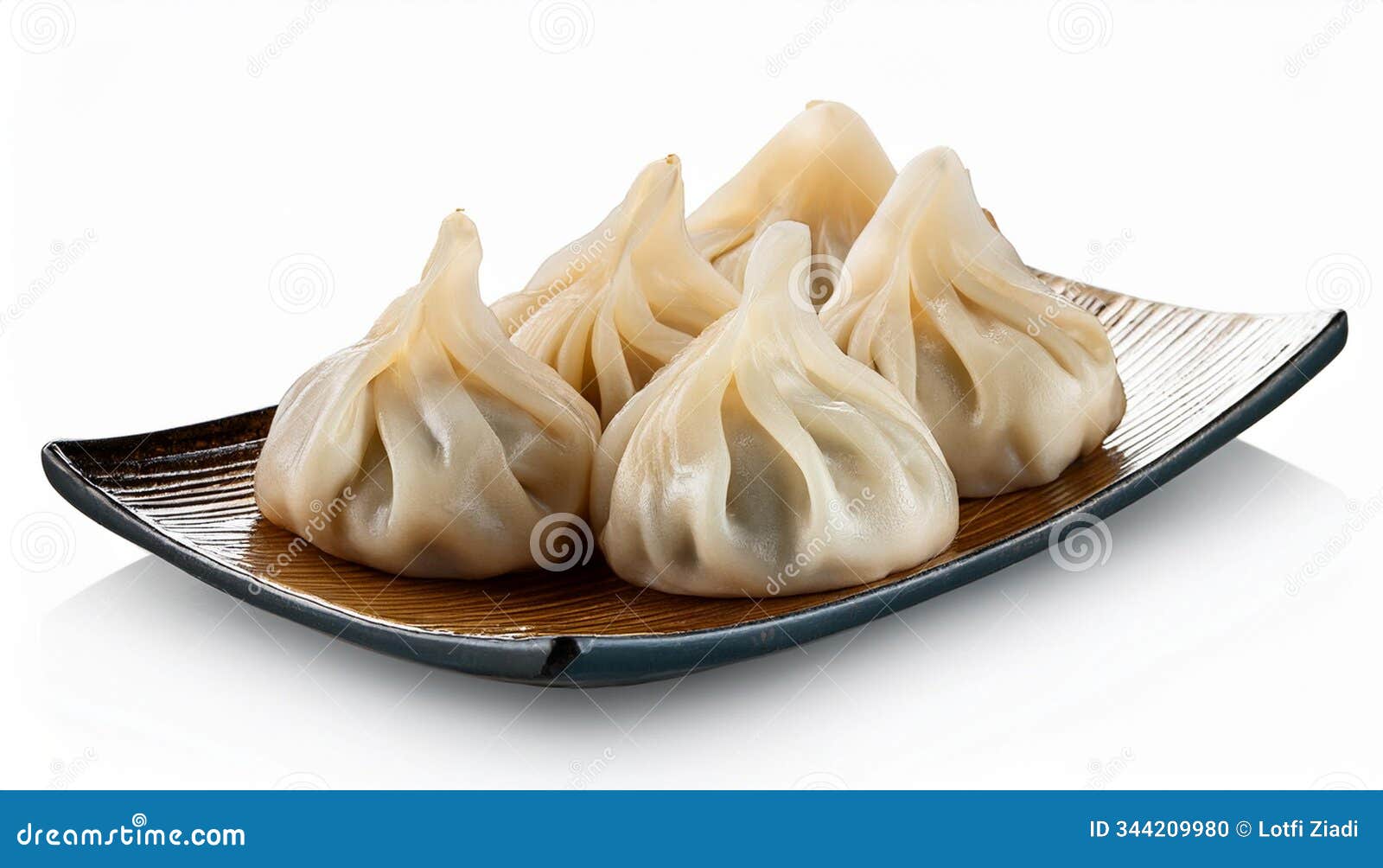 Har Gow Dumpling Side View Full Length Isolate on White Background PNG ...