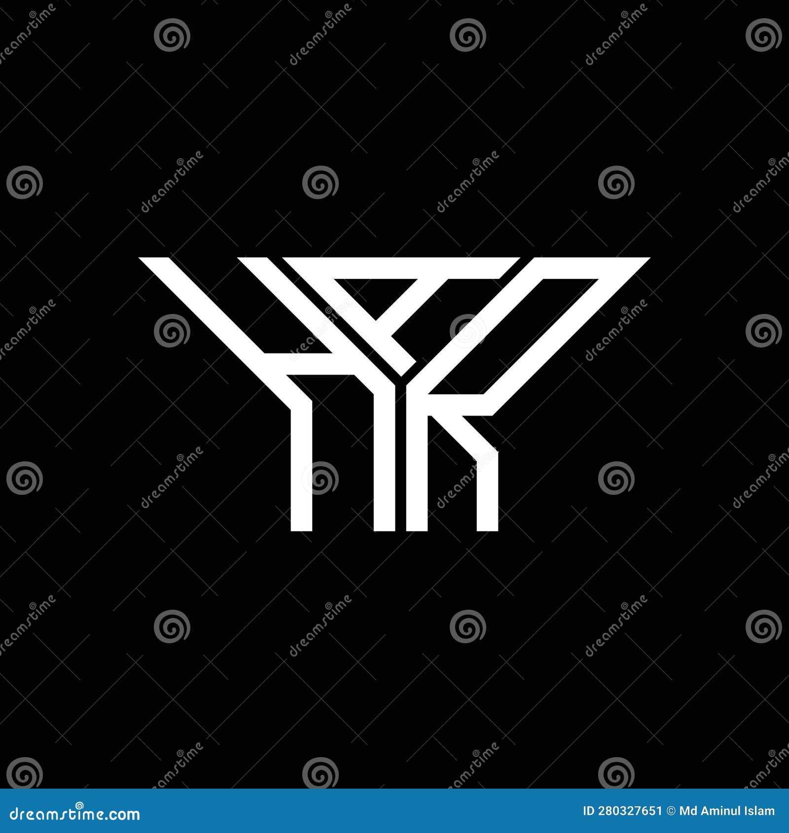 HAR Letter Logo Creative Design With Vector Graphic, HAR Simple And ...