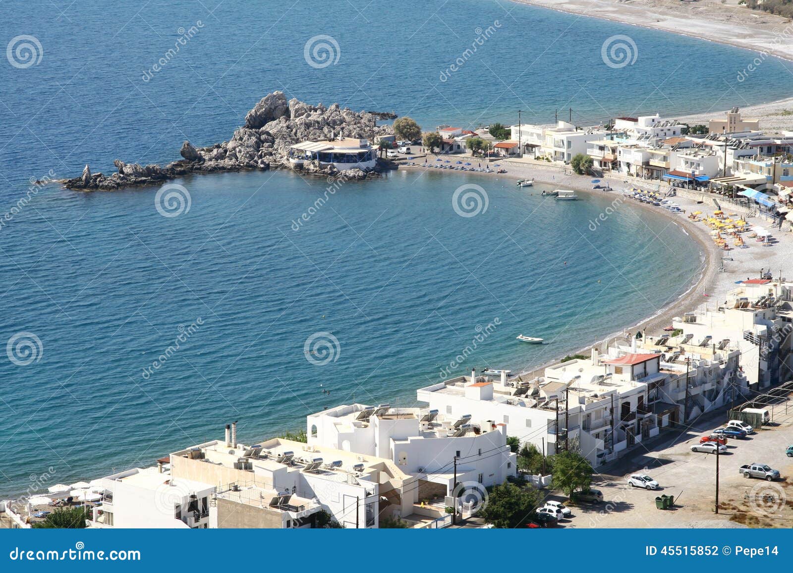 Haraki Town in Rhodes Island Stock Photo - Image of ruins, rhodes: 45515852