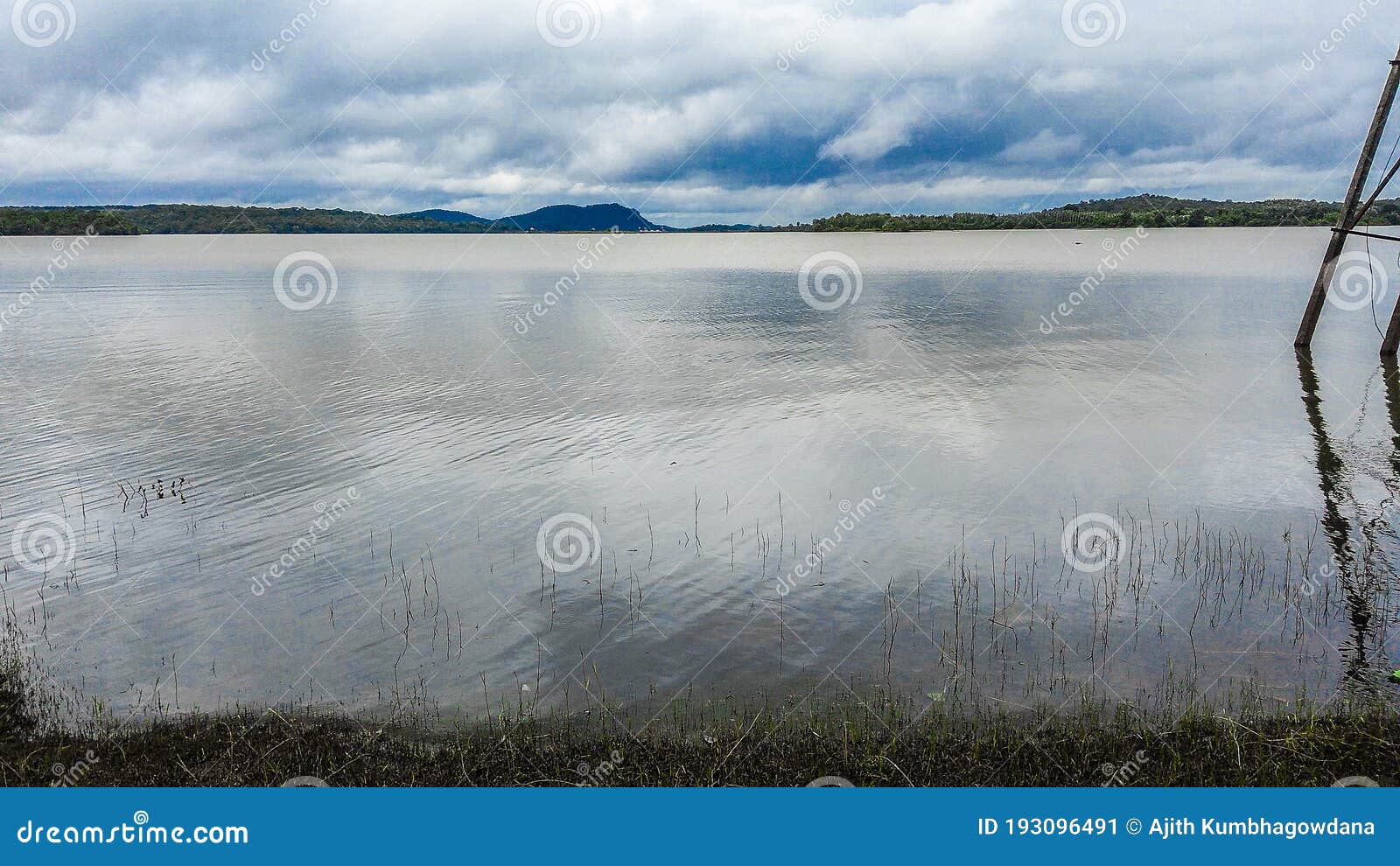 Harangi Back waters Coorg. stock image. Image of harangi - 193096491