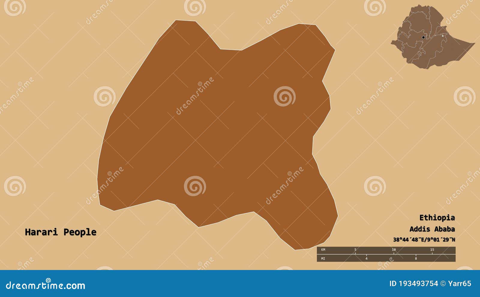 Harari People, State of Ethiopia, Zoomed. Pattern Stock Illustration ...