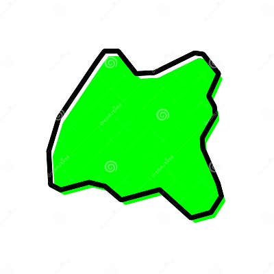 Harari Region of Ethiopia Vector Map Design Stock Vector - Illustration ...