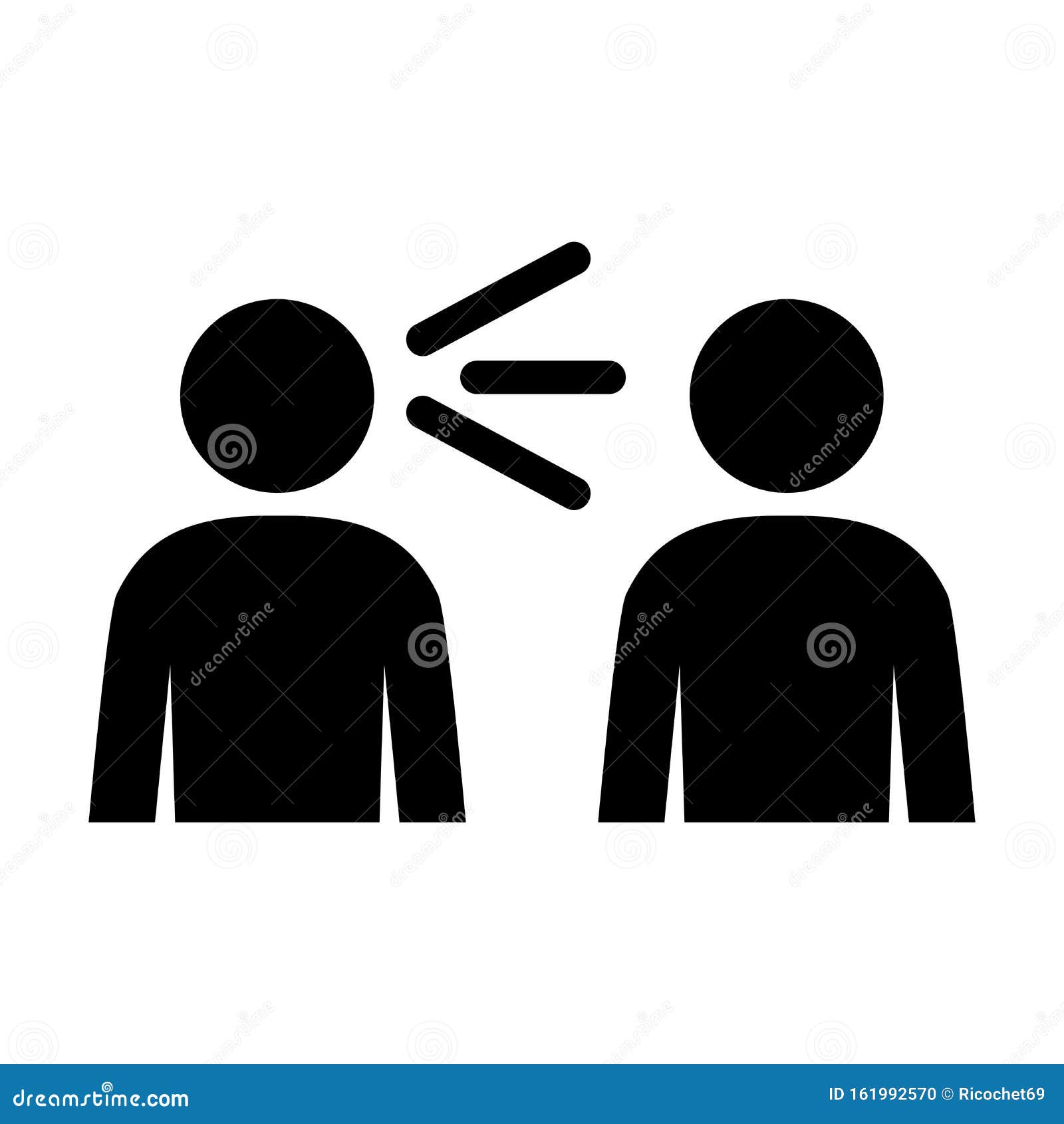 Harassment symbol icon stock illustration. Illustration of molestation ...