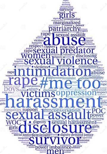 Harassment Word Cloud stock vector. Illustration of feminist - 105410071