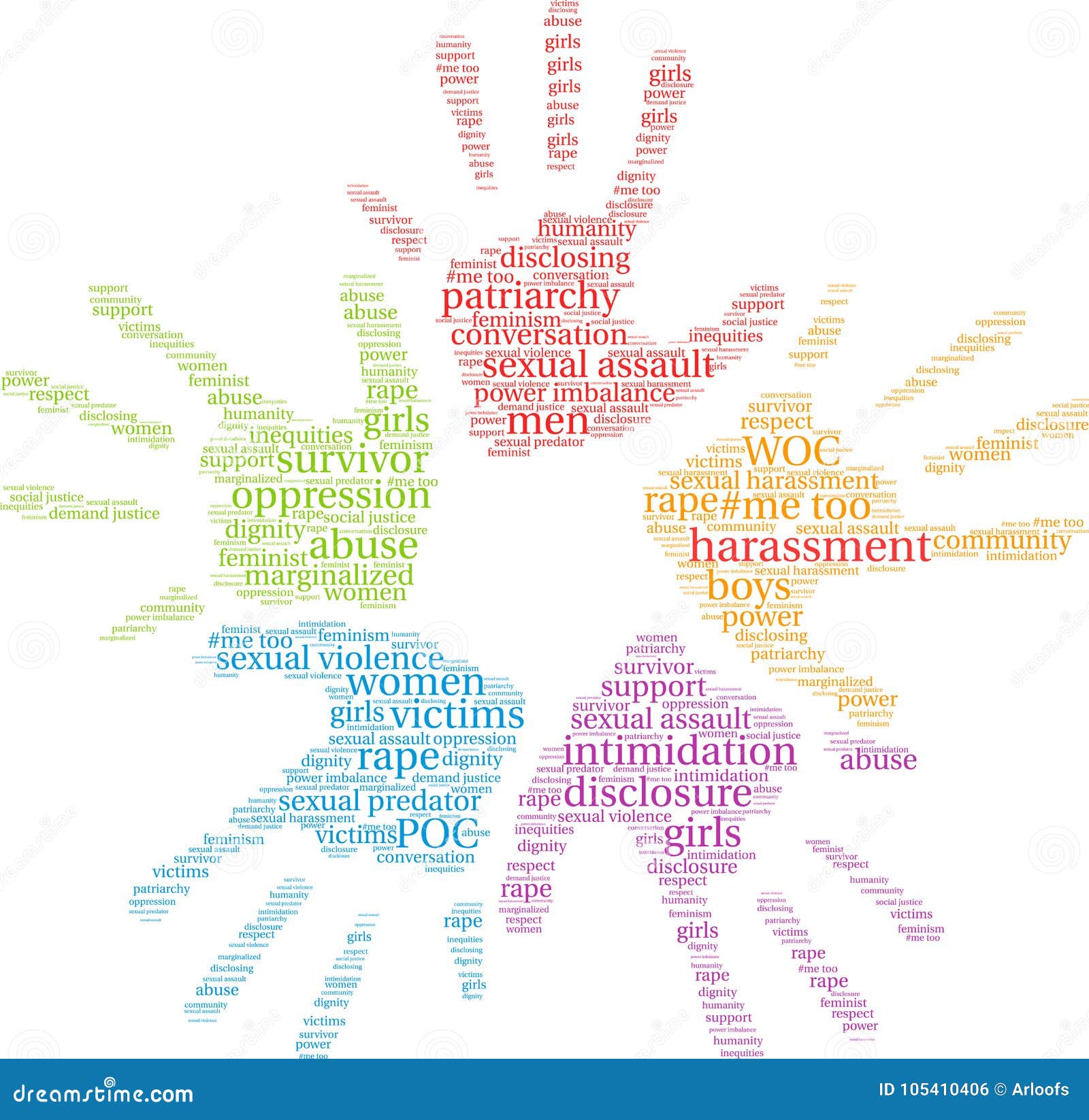 Harassment Word Cloud stock vector. Illustration of marginalized ...