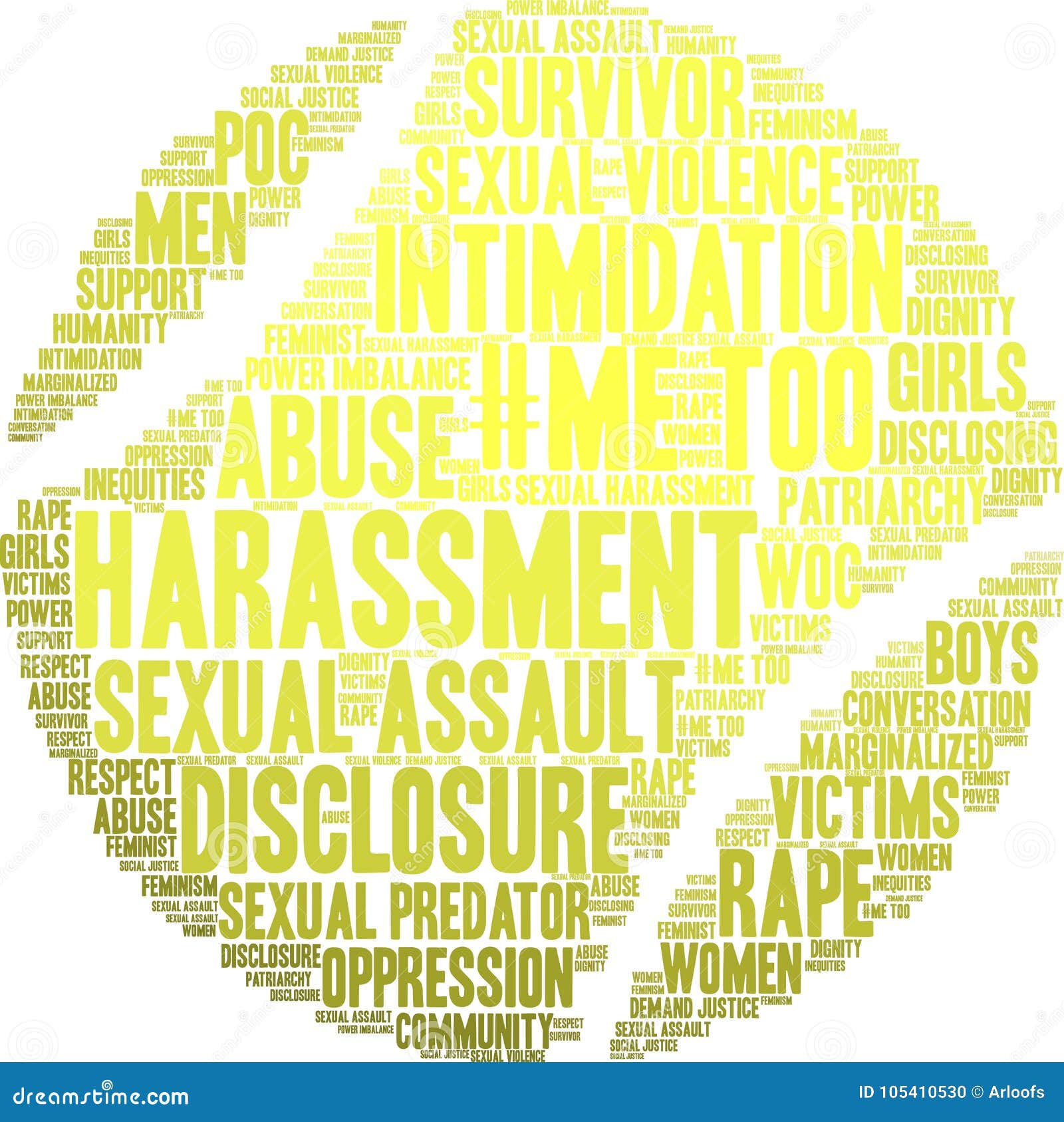 Harassment Word Cloud stock illustration. Illustration of social ...