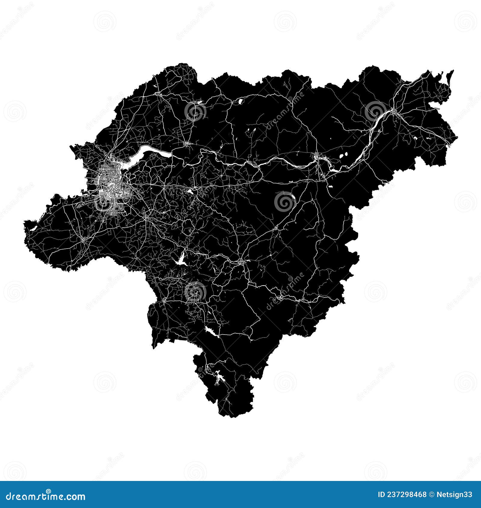 Harbin China City Map In Retro Style. Outline Map Vector Illustration ...