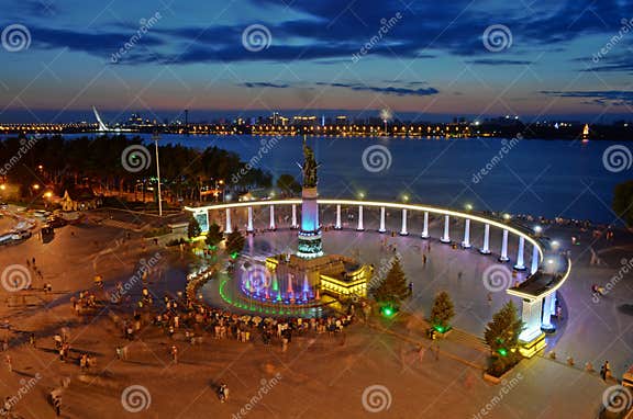 Harbin Flood Control Monument Stock Image - Image of scenes, control ...