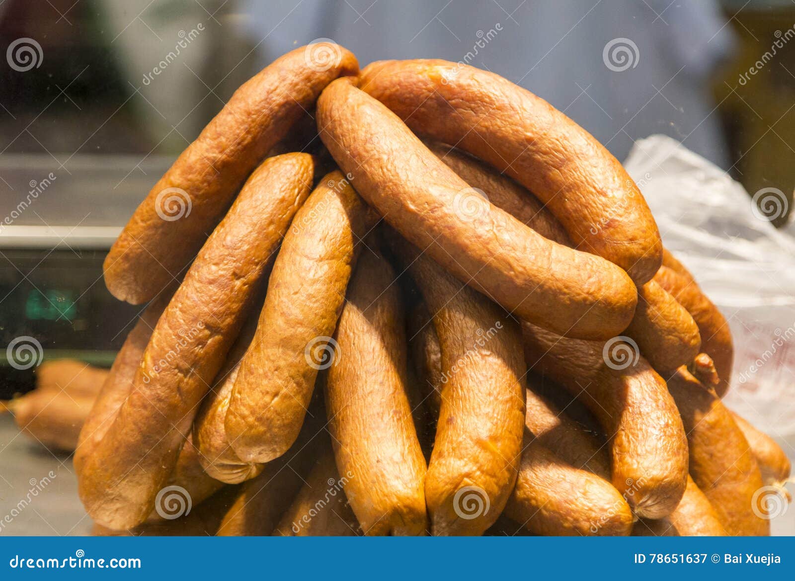 Harbin sausage in china stock image. Image of delicious - 78651637