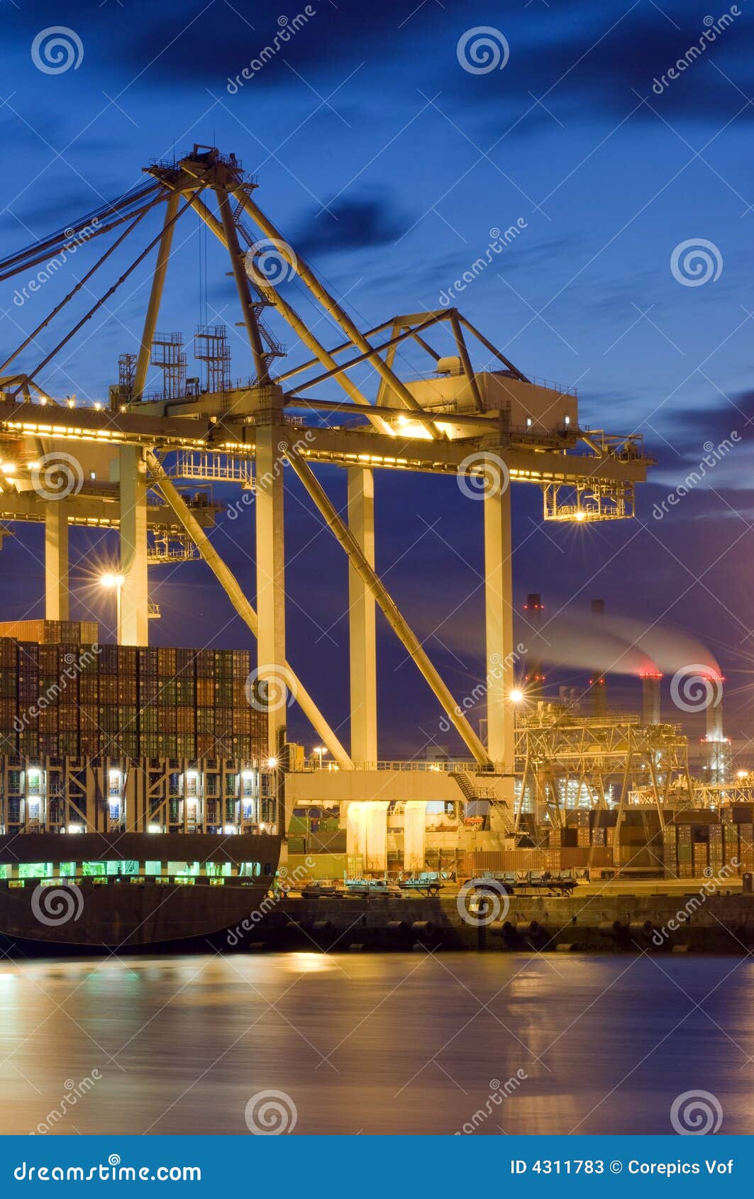 Harbor activity stock image. Image of industrial, industry - 4311783