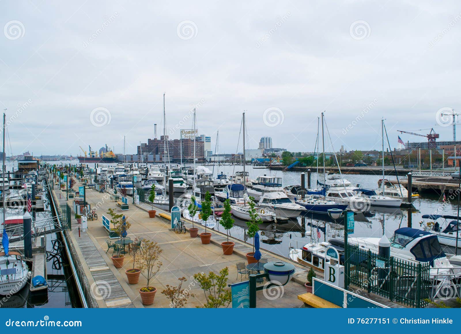 Harbor Area in Fells Point in Baltimore, Maryland Editorial Photo ...