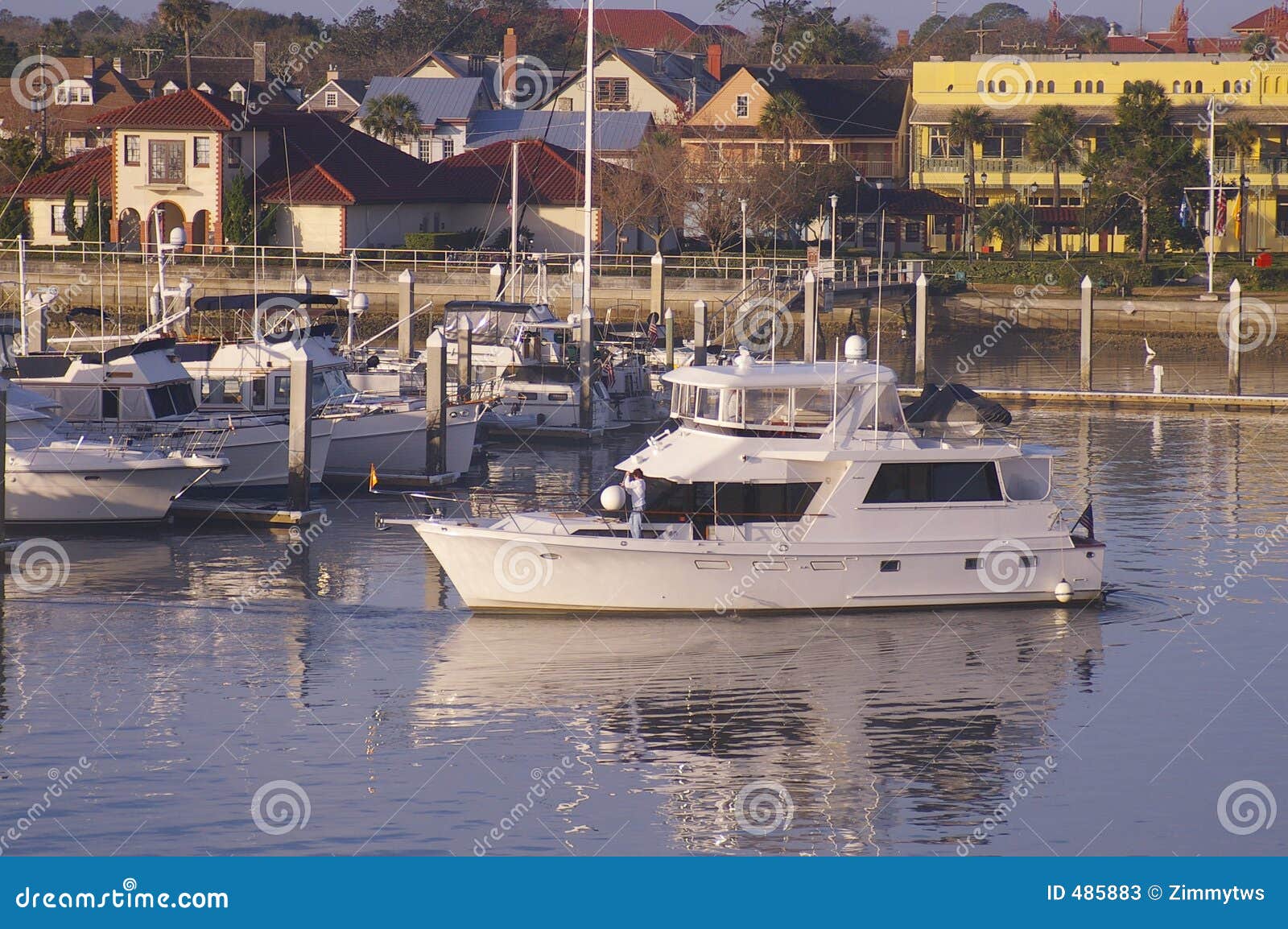 Harbor boats stock image. Image of tourist, island, calm - 485883