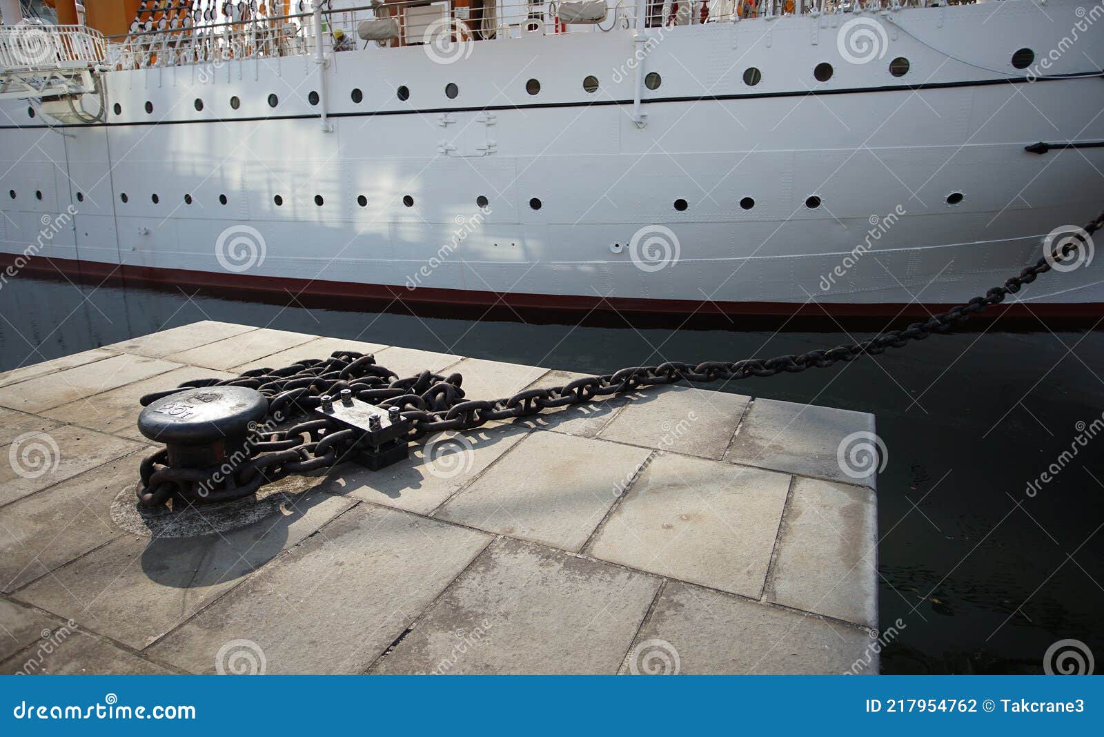 Harbor Chain editorial photography. Image of chain, japanese - 217954762