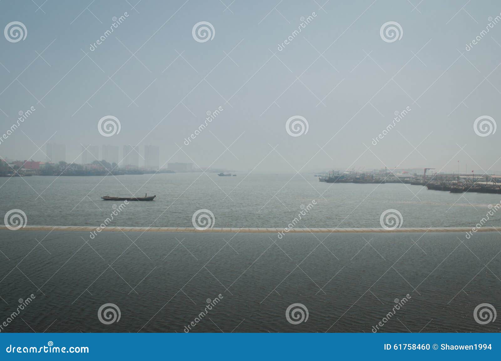 Harbor in china stock photo. Image of tourism, water - 61758460