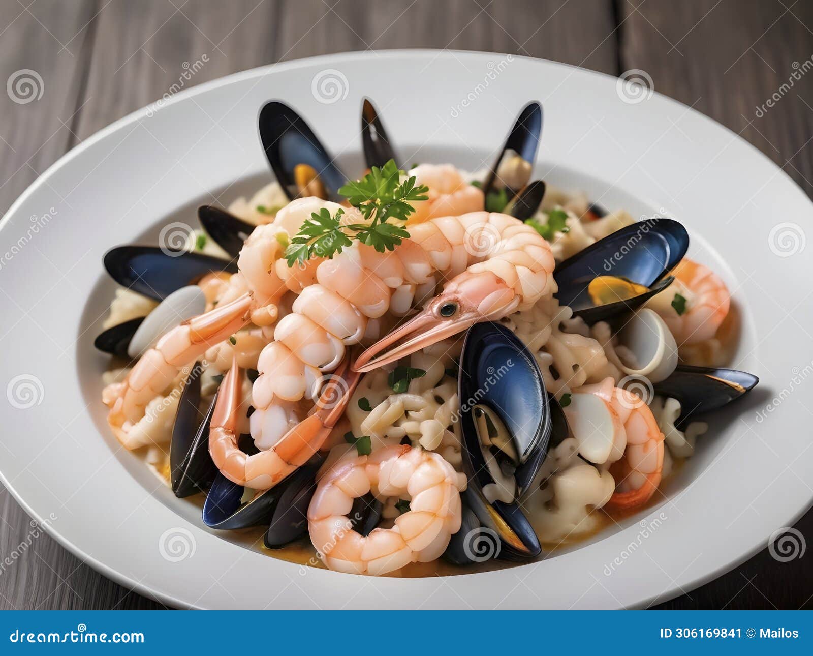 Harbor Harvest: Pasta Unveiling a Cornucopia of Mixed Seafood Treasures ...