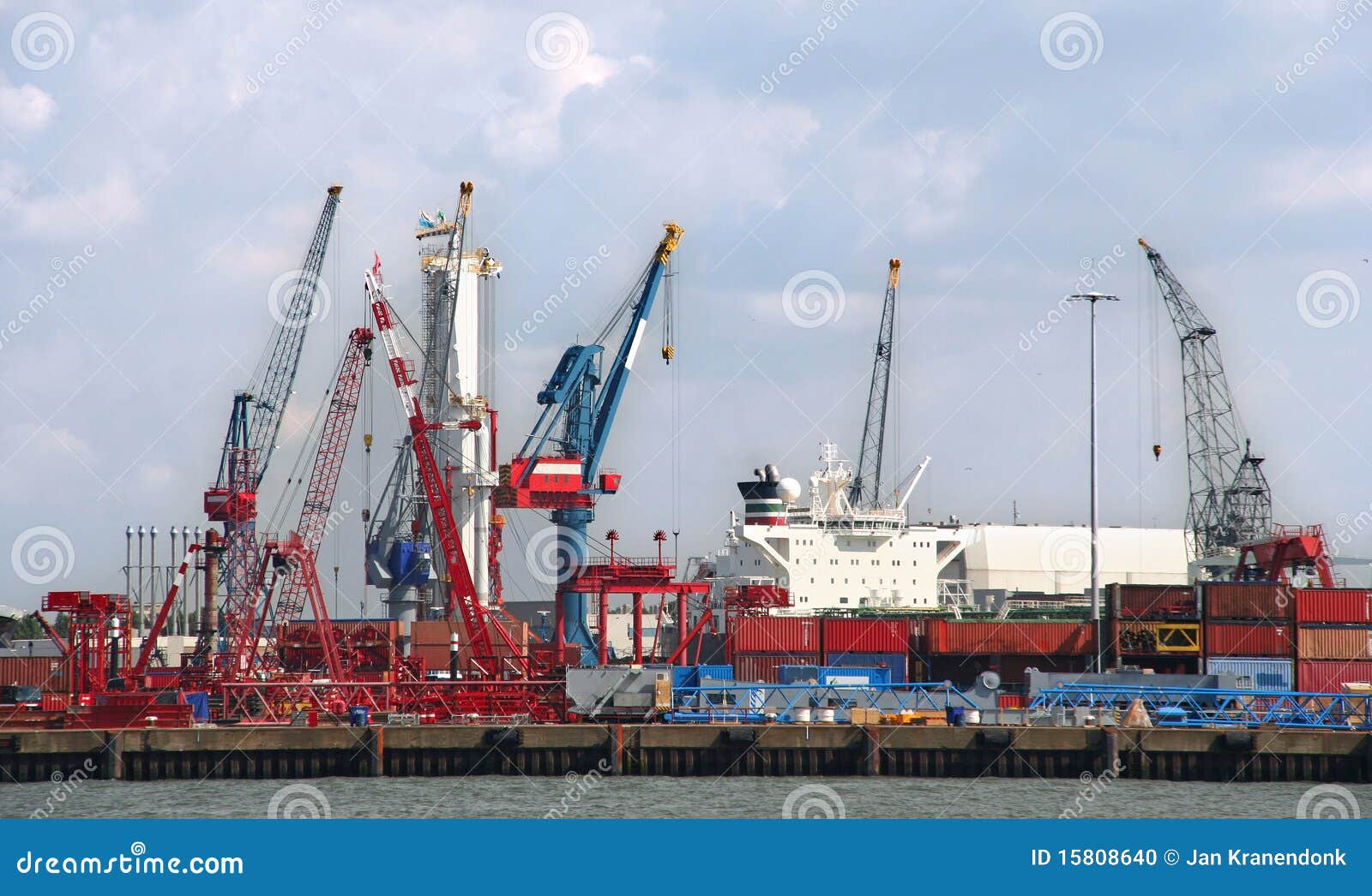 Harbor Industry stock photo. Image of waterfront, quay - 15808640