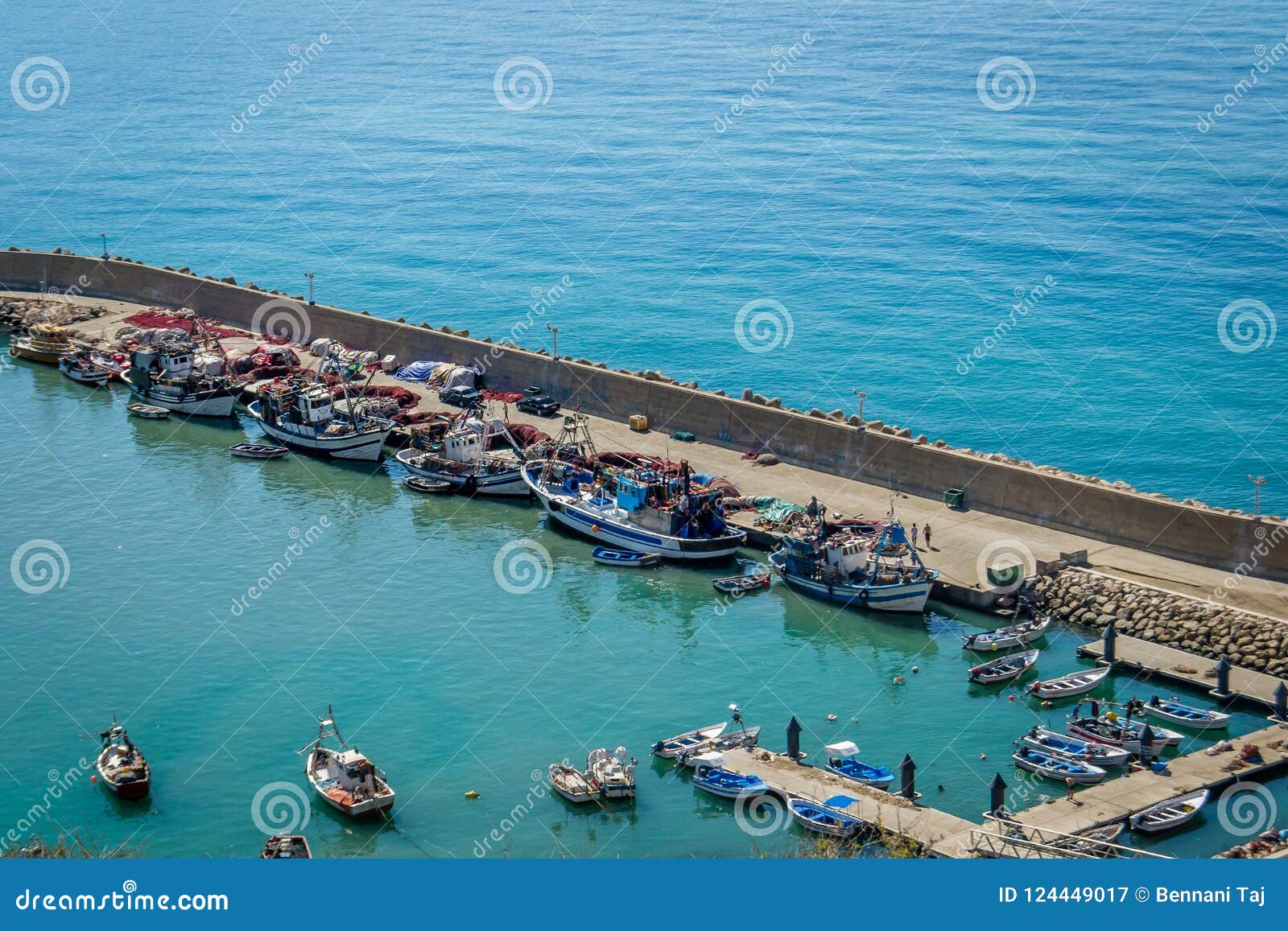 Harbor of Jebha from Above 2018 Stock Image - Image of landscape ...