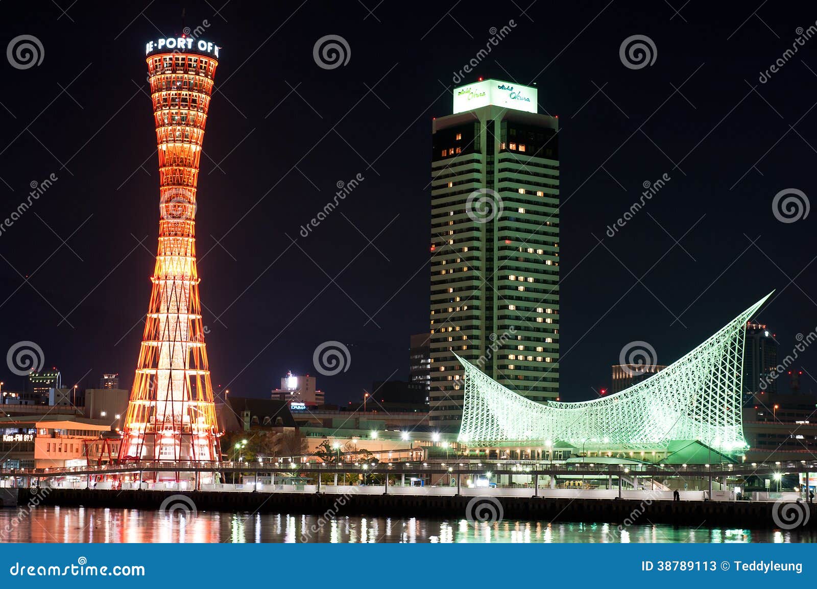 The Harbor of Kobe in Japan Editorial Stock Photo - Image of peaceful ...