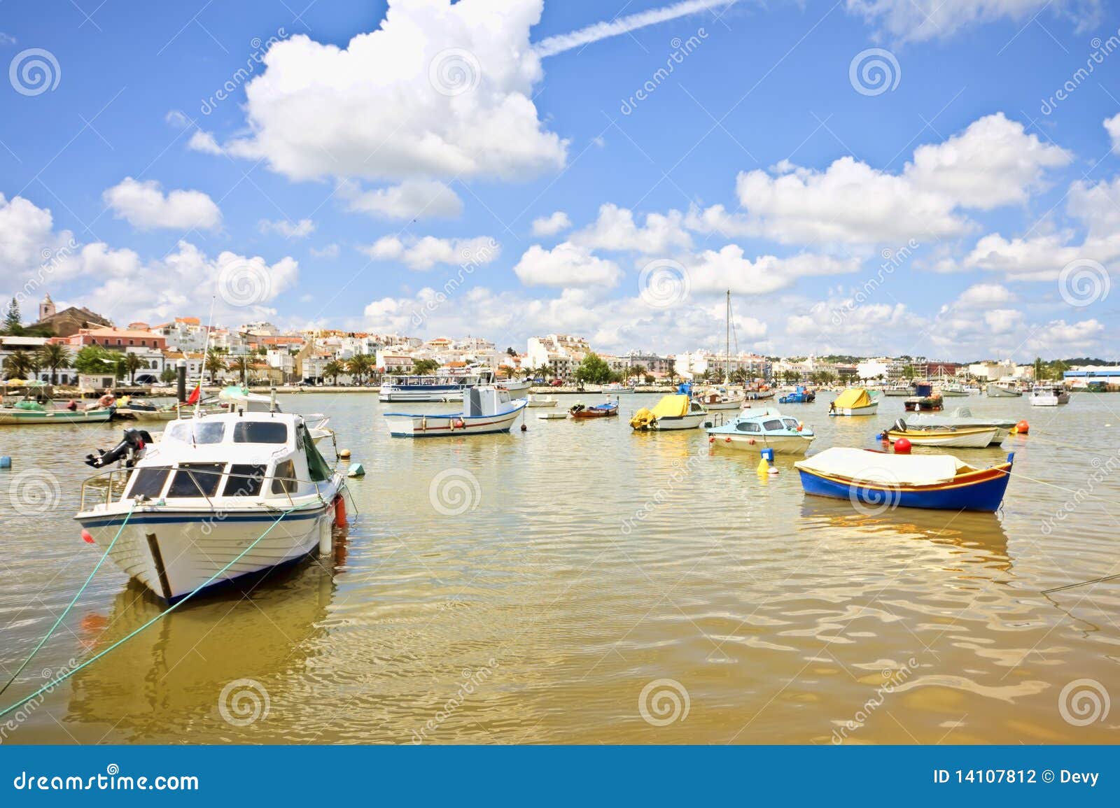 Harbor from Lagos in Portugal Stock Photo - Image of building, atlantic ...