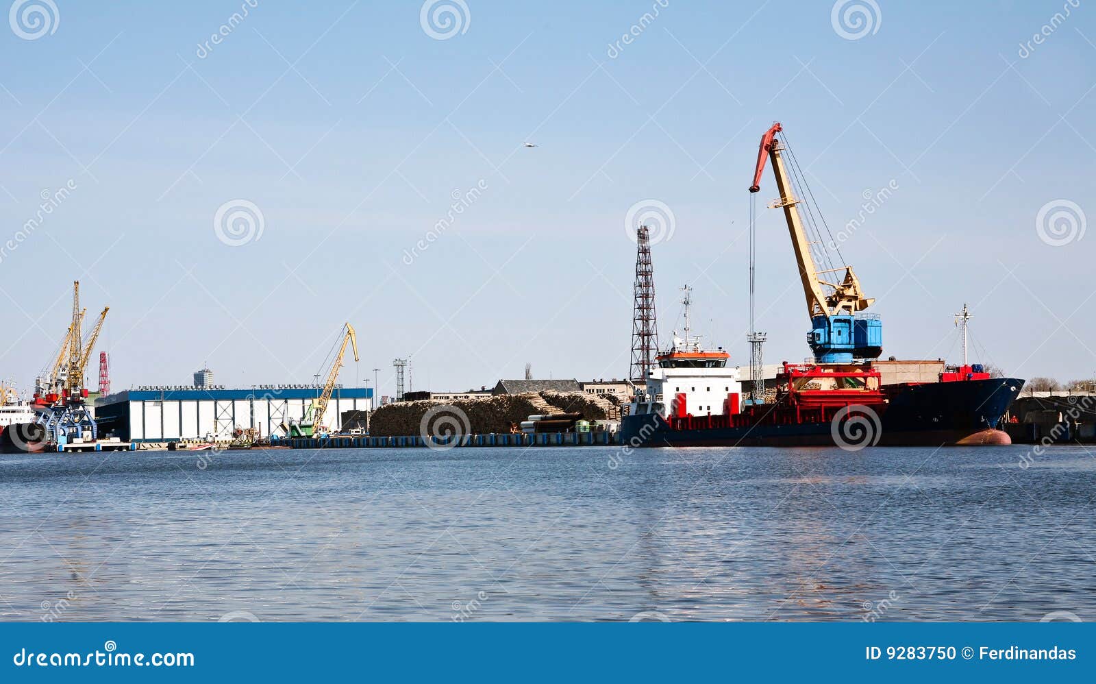Harbor logistics stock photo. Image of loading, load, cargo - 9283750