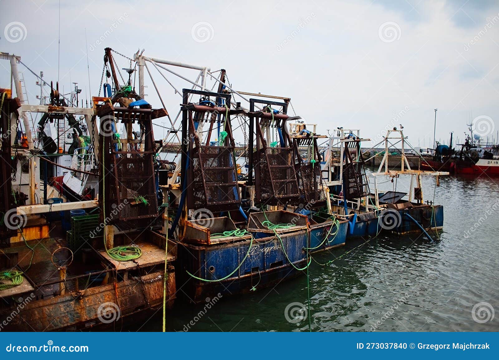 Old Fishing Boats in the Port of Howth, Dublin, Ireland. Stock Photo ...