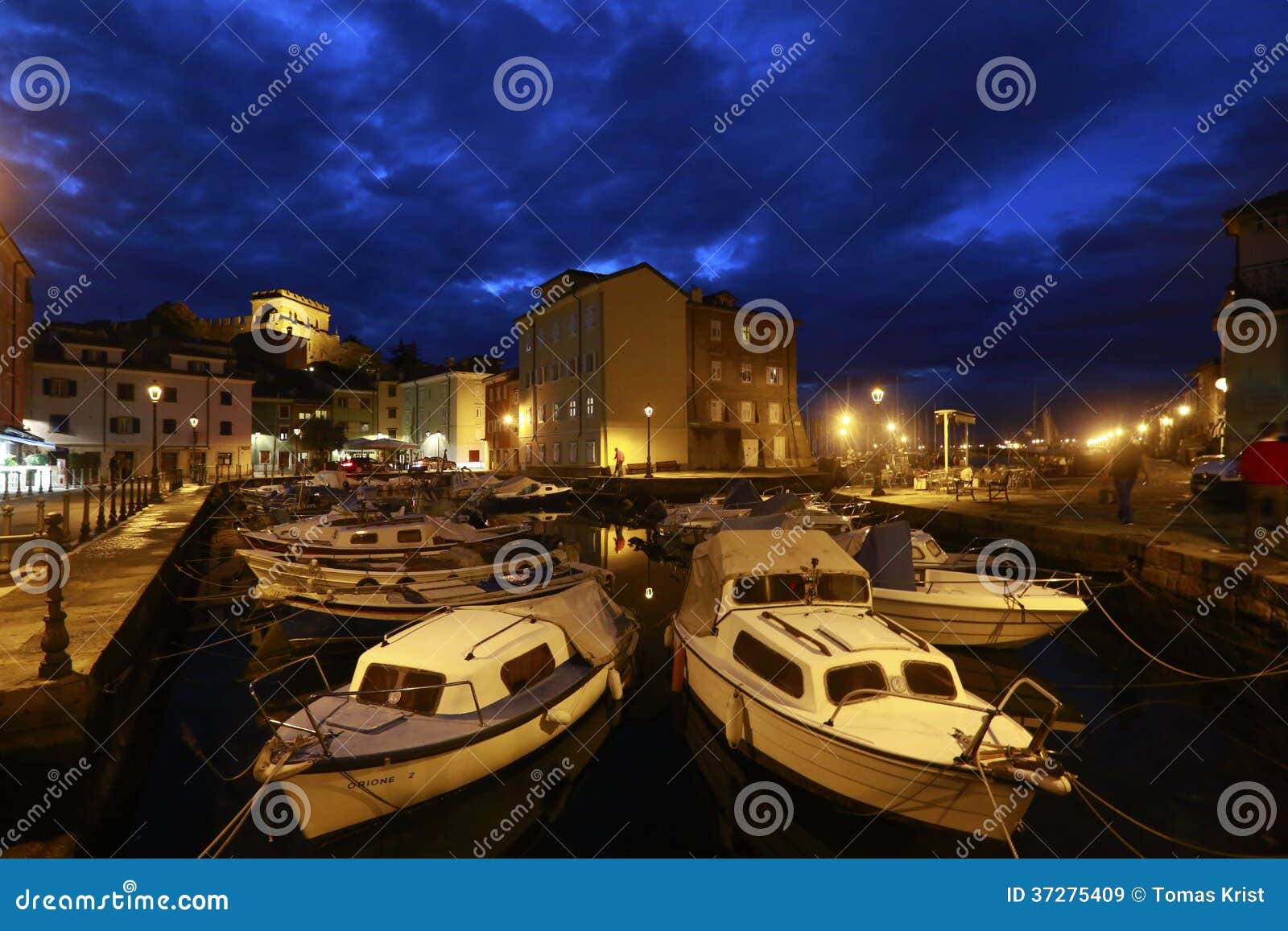 Harbor in Muggia stock image. Image of mediterranean - 37275409