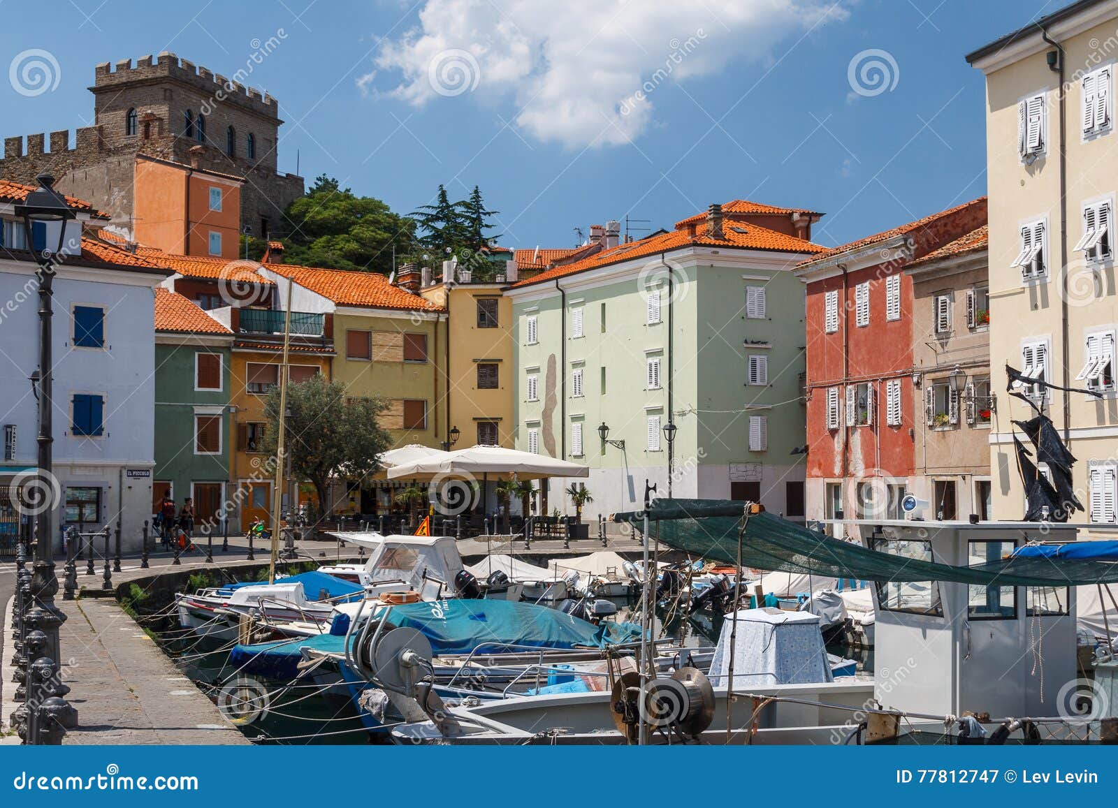 Harbor of Muggia editorial photography. Image of southern - 77812747