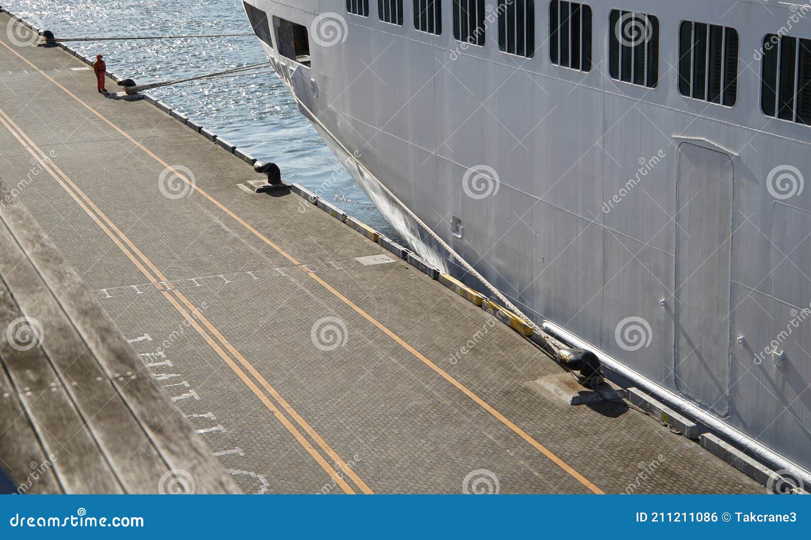 Harbor pier stock photo. Image of moored, pier, straight - 211211086