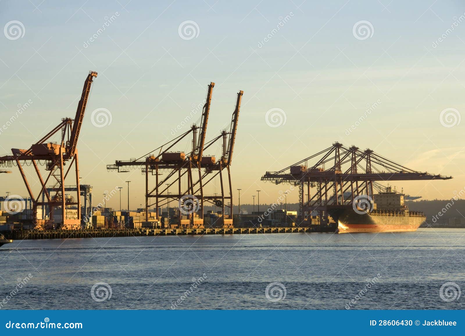 Harbor port shipping cargo stock photo. Image of overseas - 28606430