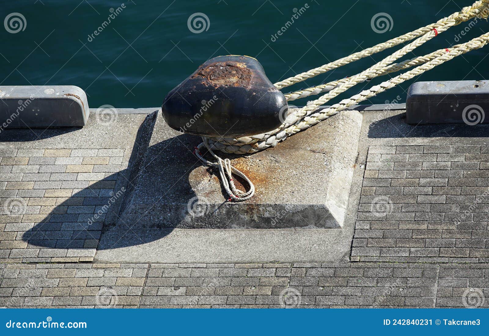Harbor quay stock image. Image of view, port, building - 242840231