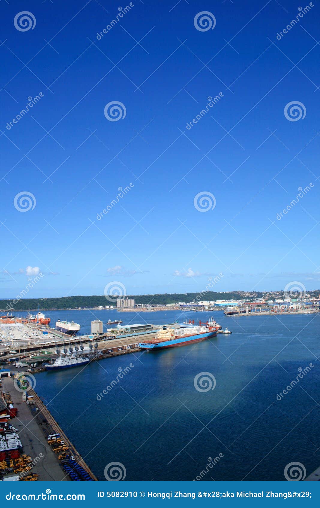 Harbor scenery stock photo. Image of blue, cloud, downtown - 5082910