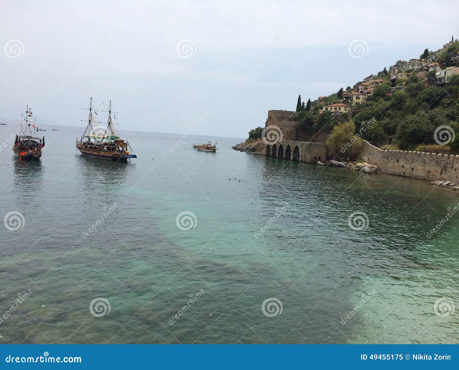 Harbor for Ships in the Stone Fortress Editorial Image - Image of white ...