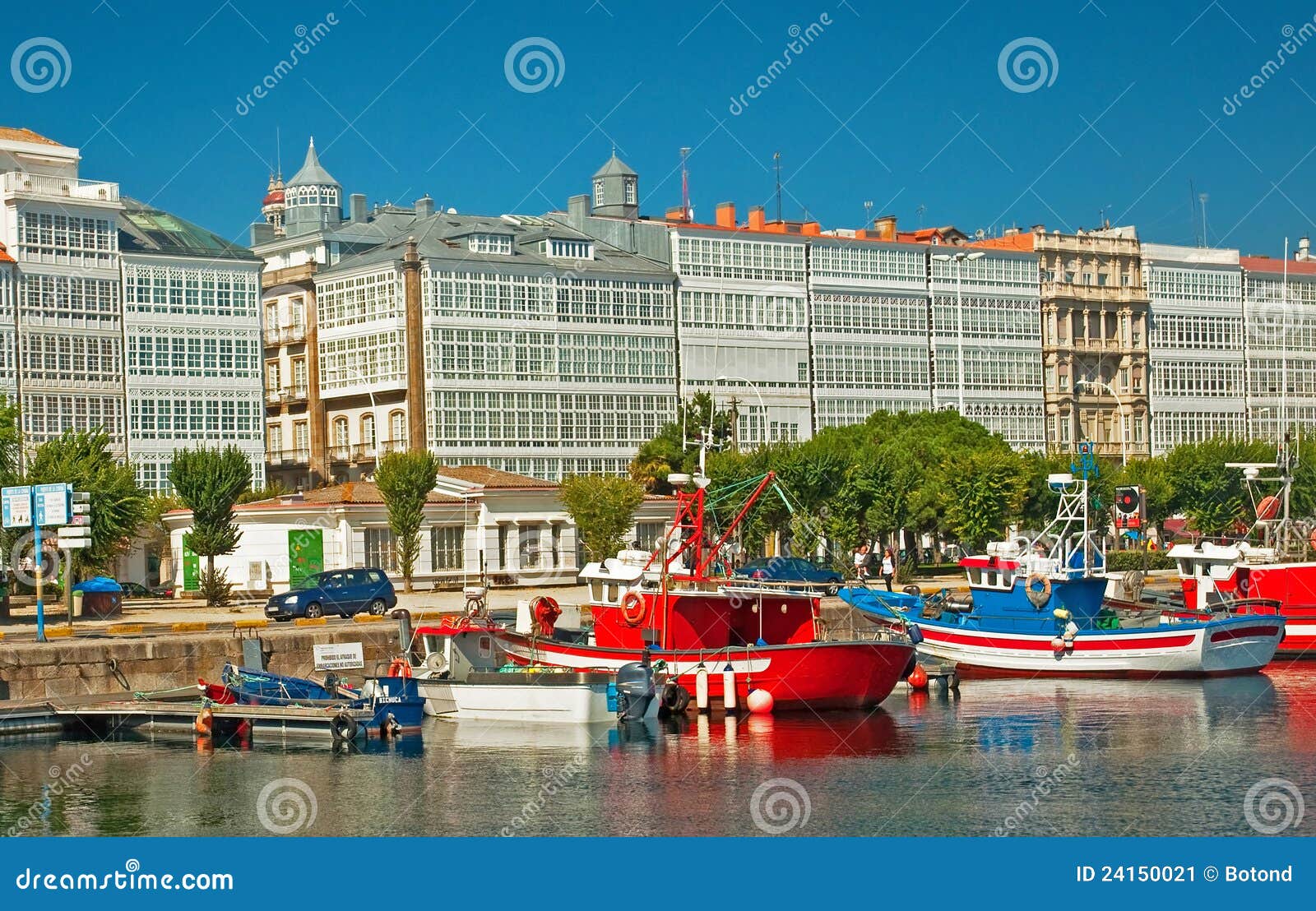 Harbor in Spain stock image. Image of harbor, blue, ocean - 24150021