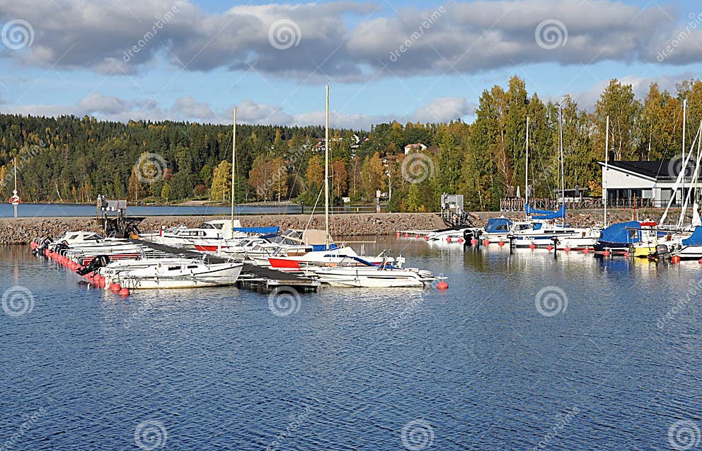 Harbor in Sweden editorial photo. Image of sweden, pier - 70627826