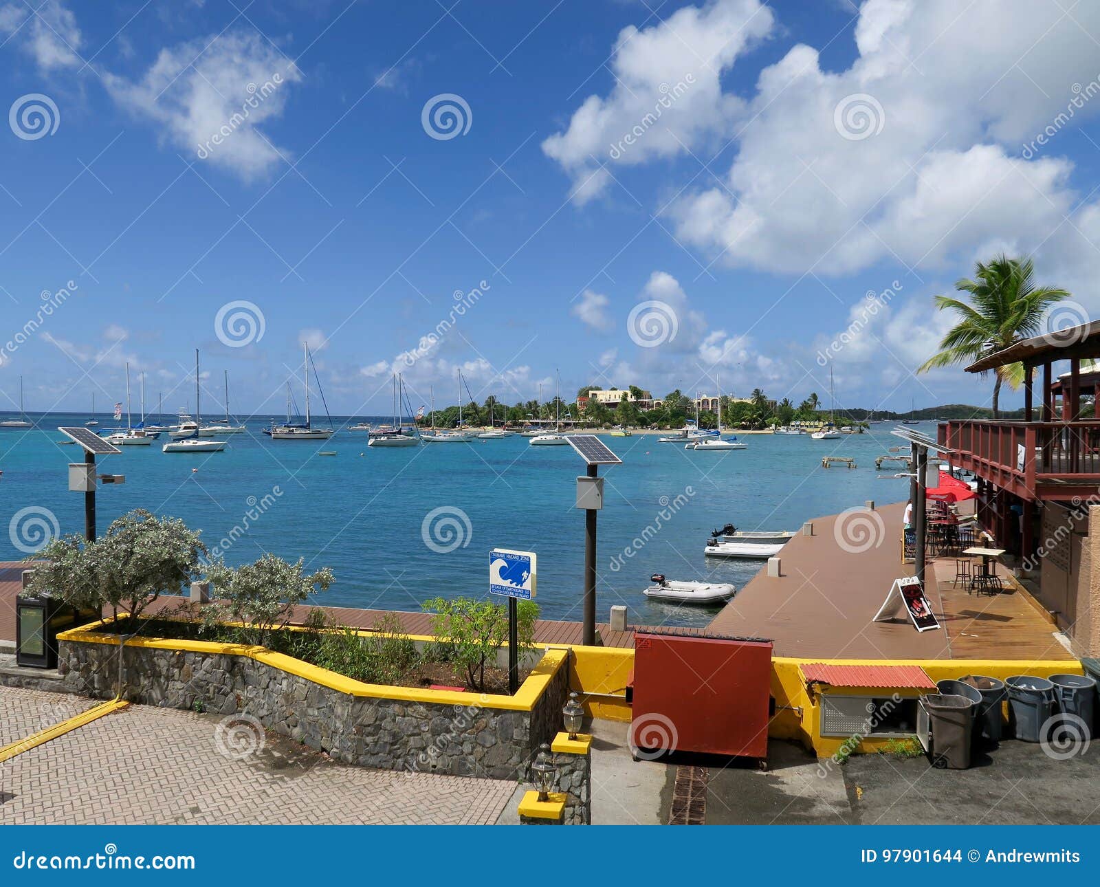 Harbor View in Christiansted USVI Editorial Stock Image - Image of ...