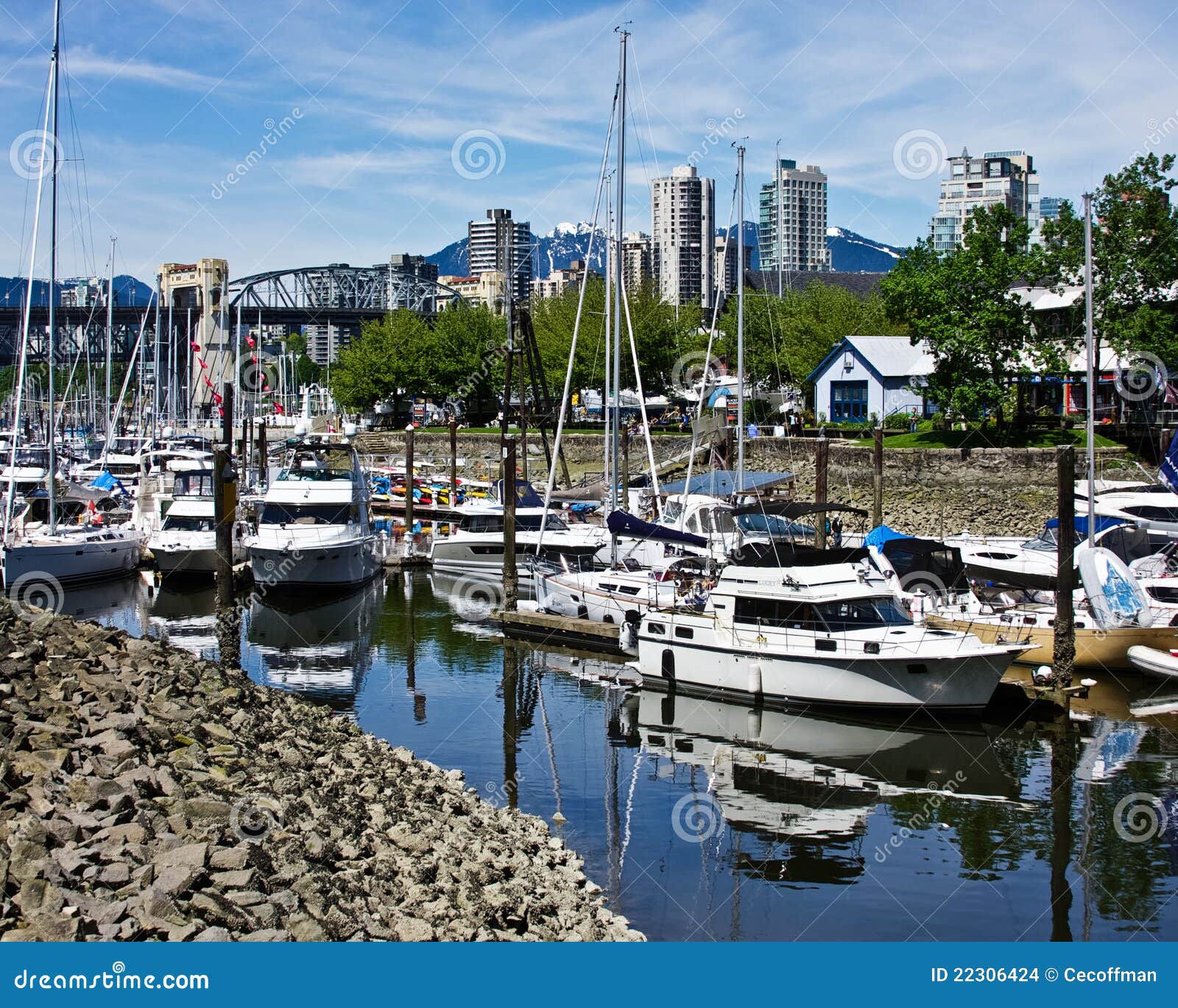 Harbor View of Vancouver editorial stock image. Image of marine - 22306424