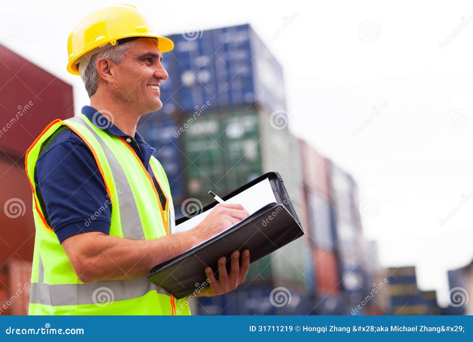 Harbor worker stock image. Image of occupation, business - 31711219