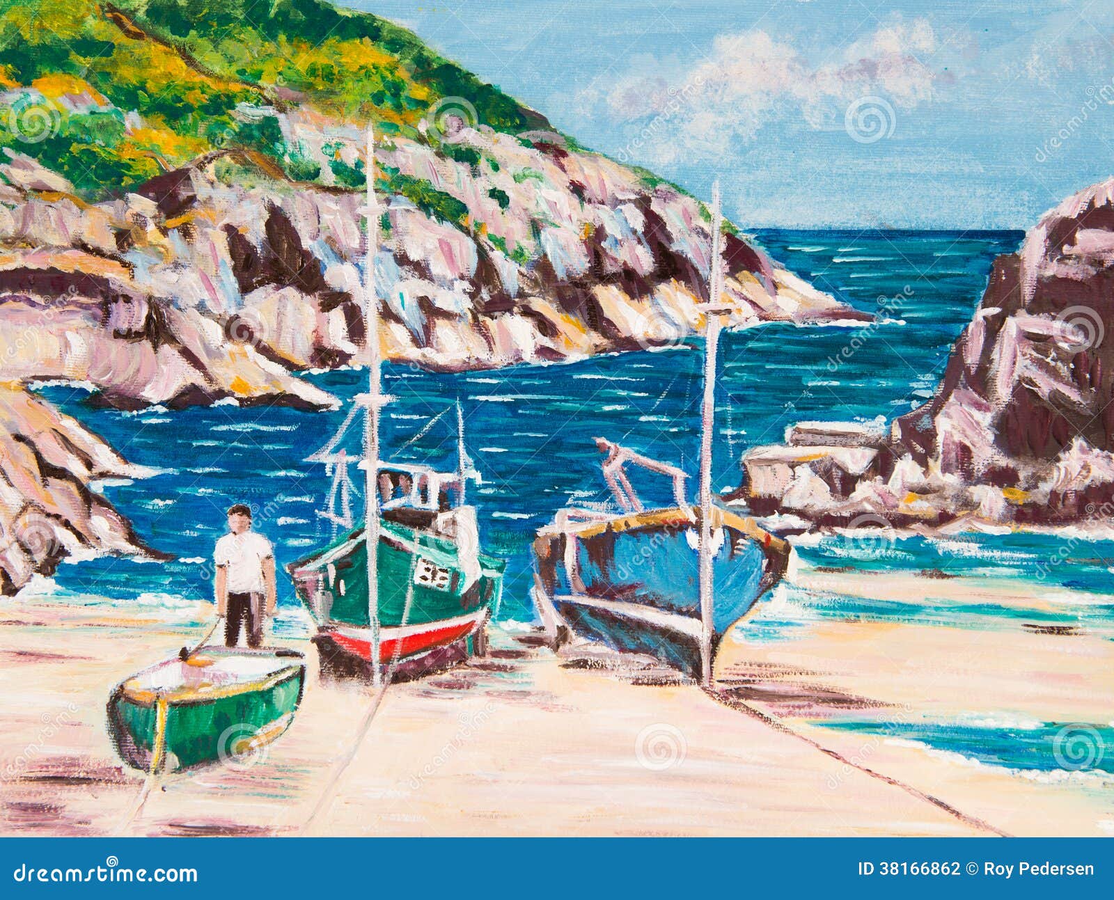 Harbour stock illustration. Illustration of harbour, creativity - 38166862